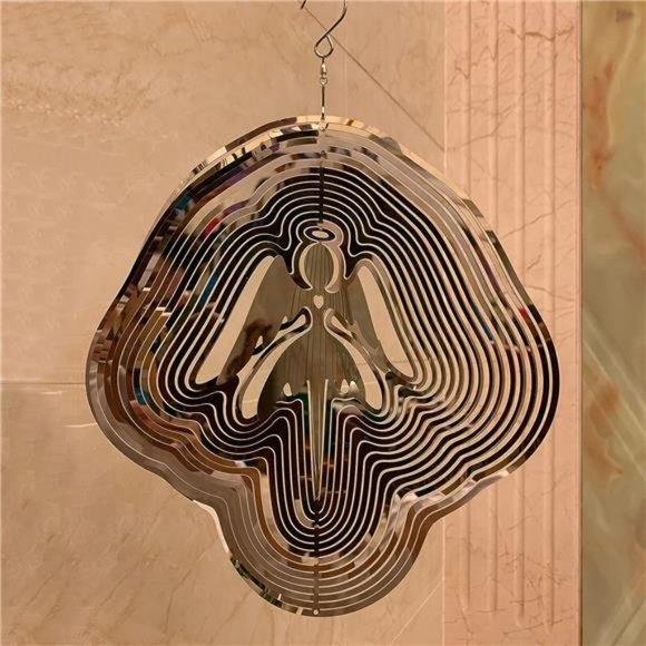 Accents | Angel Wind Spinners Outdoor Metal Large Angels Figurines ...